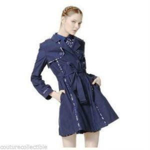 Jason Wu | Jackets & Coats | Jason Wu For Target Navy Blue Trench Coat ...